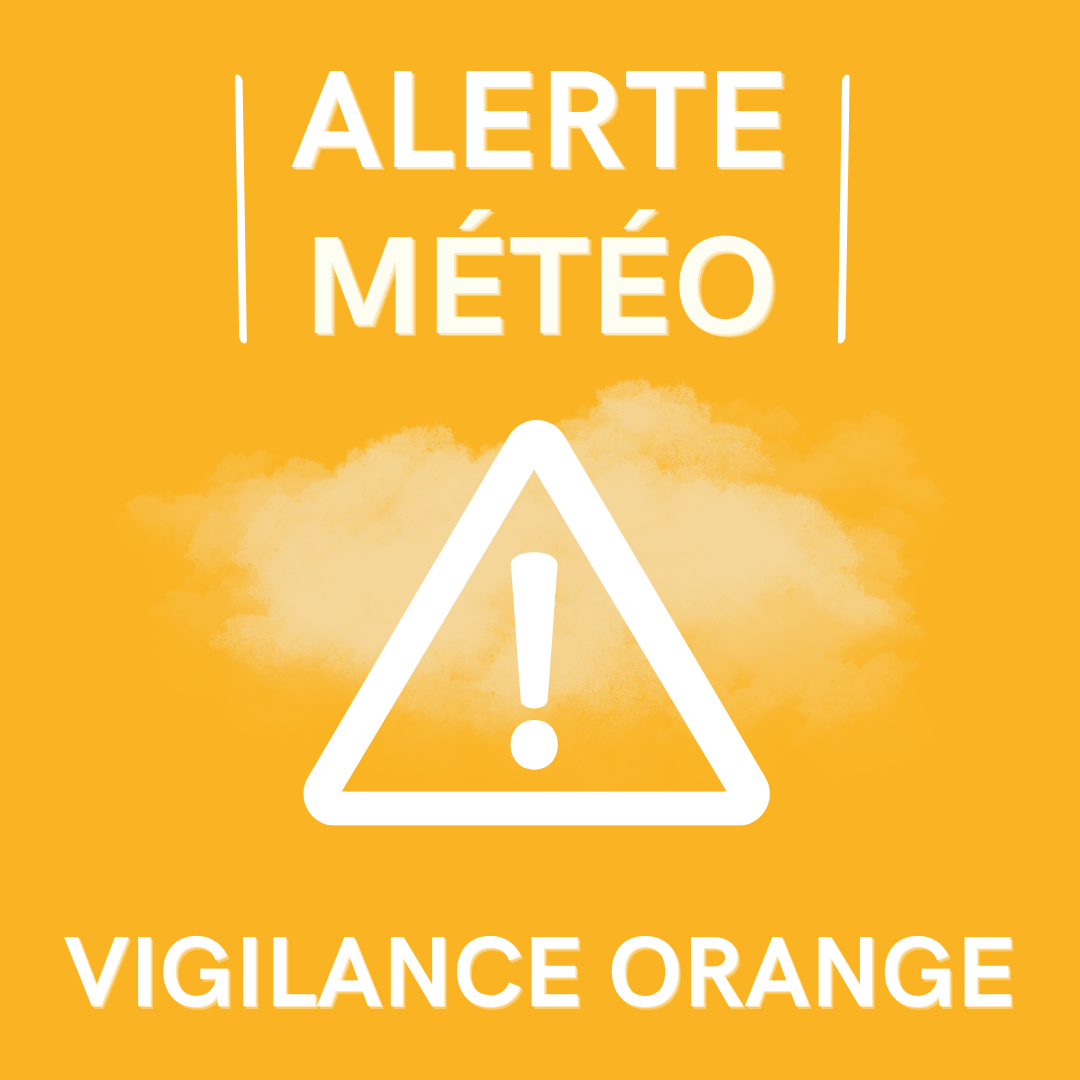 Alerte météo. Vigilance orange et jaune : Mairie de Combrit Sainte-Marine